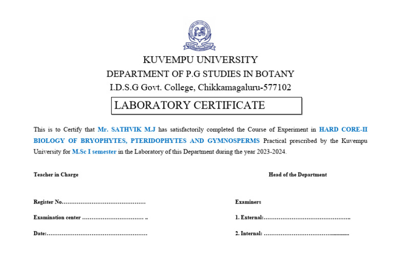 Certificate NAMED HC2 | PDF