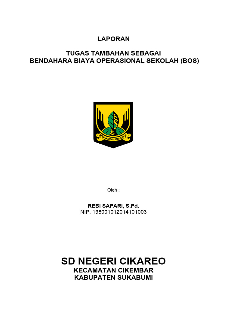 Laporan Sebagai Bendahara Bos - Rebi | PDF | Bisnis | Pengelolaan ...