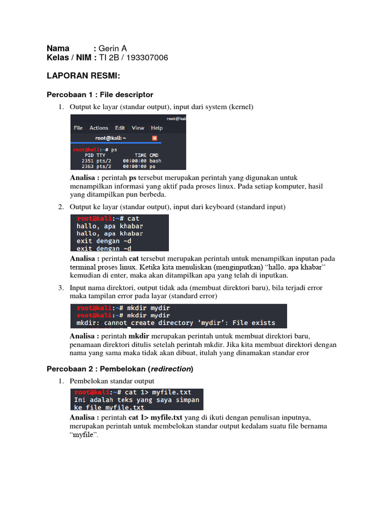 Latihan Operasi Input Output | PDF