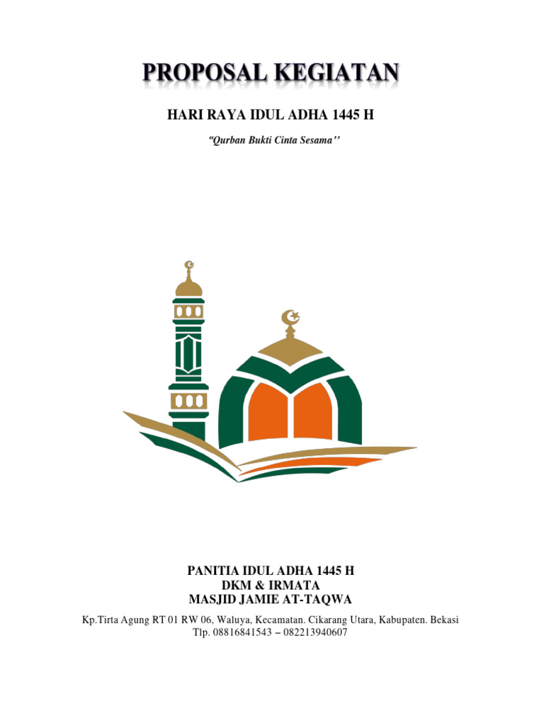 PROPOSAL Idul Adha 2024 | PDF