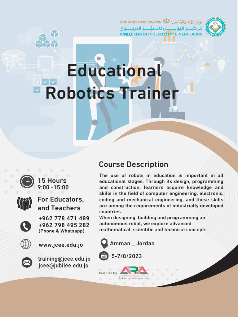 Educational Robotics Training Course | PDF | Computers