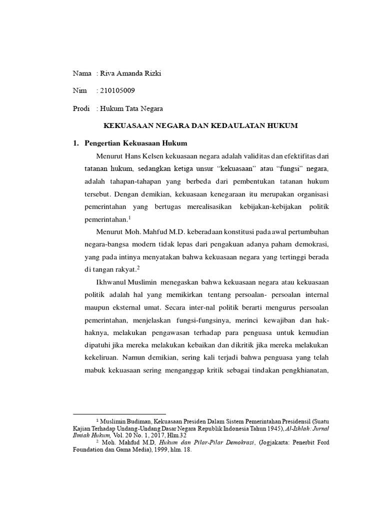 Riva Amanda Rizki (210105009) Filsafat Hukum | PDF