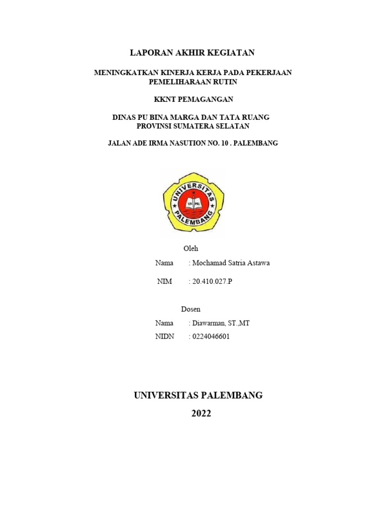 Laporan Kegiatan KKN | PDF