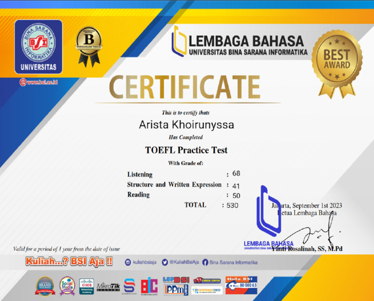 Arista Khoirunyssa | PDF