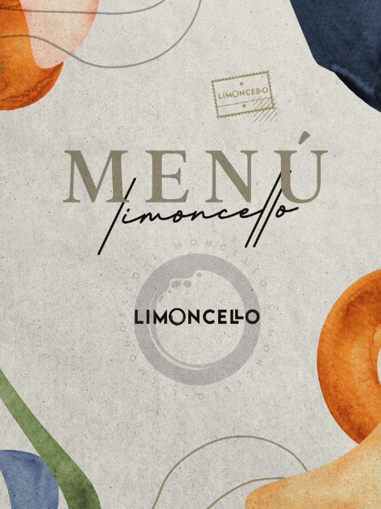Menu Limoncello | PDF | ensalada | Pizza
