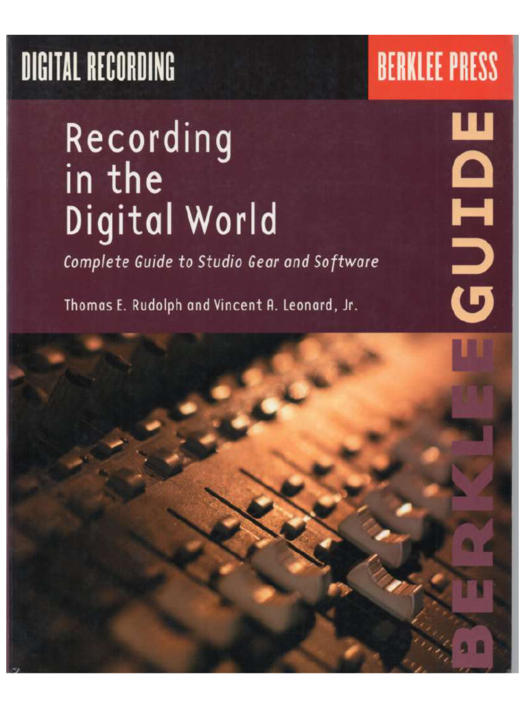 Recording in The Digital World | PDF