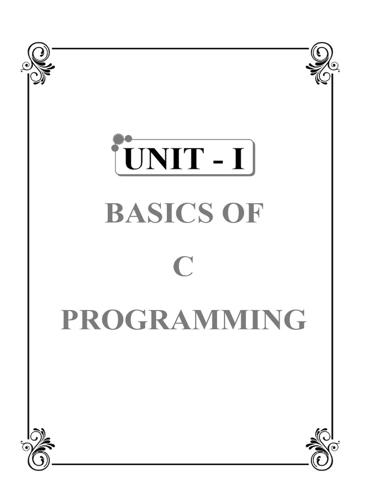 CS3251 1&2 Unit | PDF | Programming Paradigms | Integer (Computer Science)