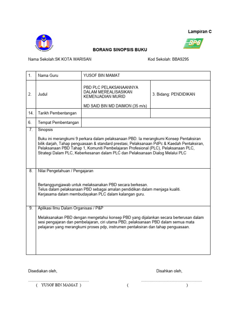 PBD PLC Pelaksanaannya | PDF