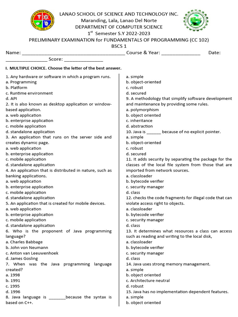 Fund Prog | PDF | Application Software | C (Programming Language)