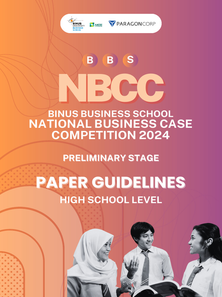 BBS NBCC 2024 - Paper Guidelines (High School Level) | PDF