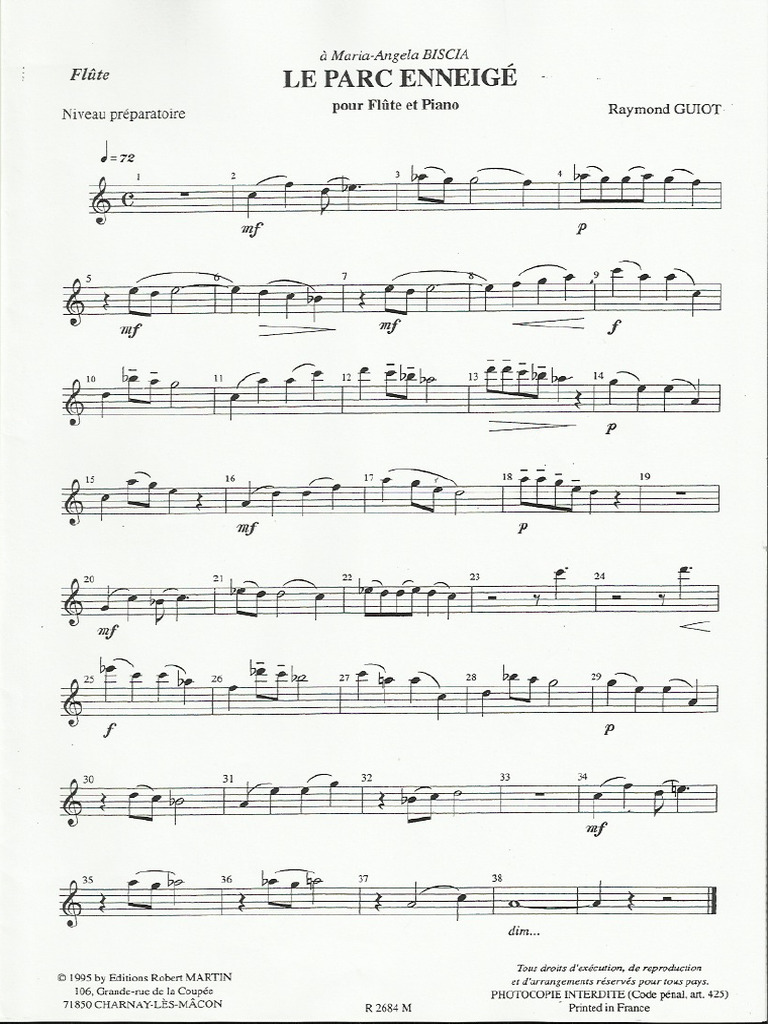 Le Parc Enneigé - Raymond GUIOT - FL PN | PDF