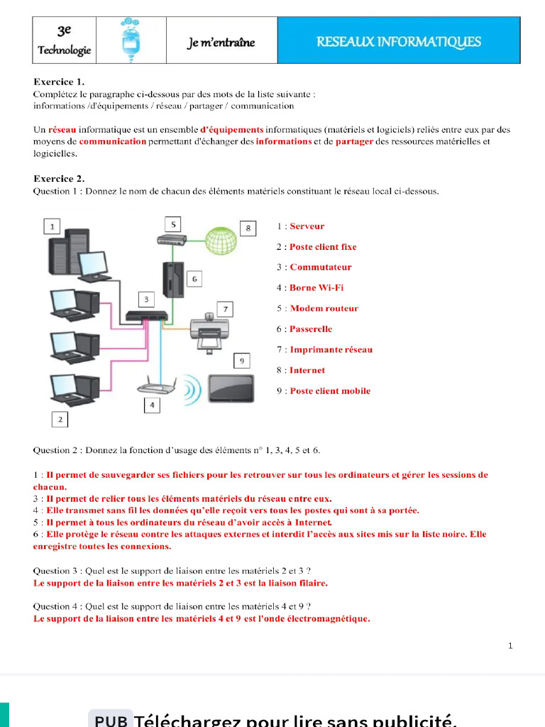 Sujet 1 | PDF
