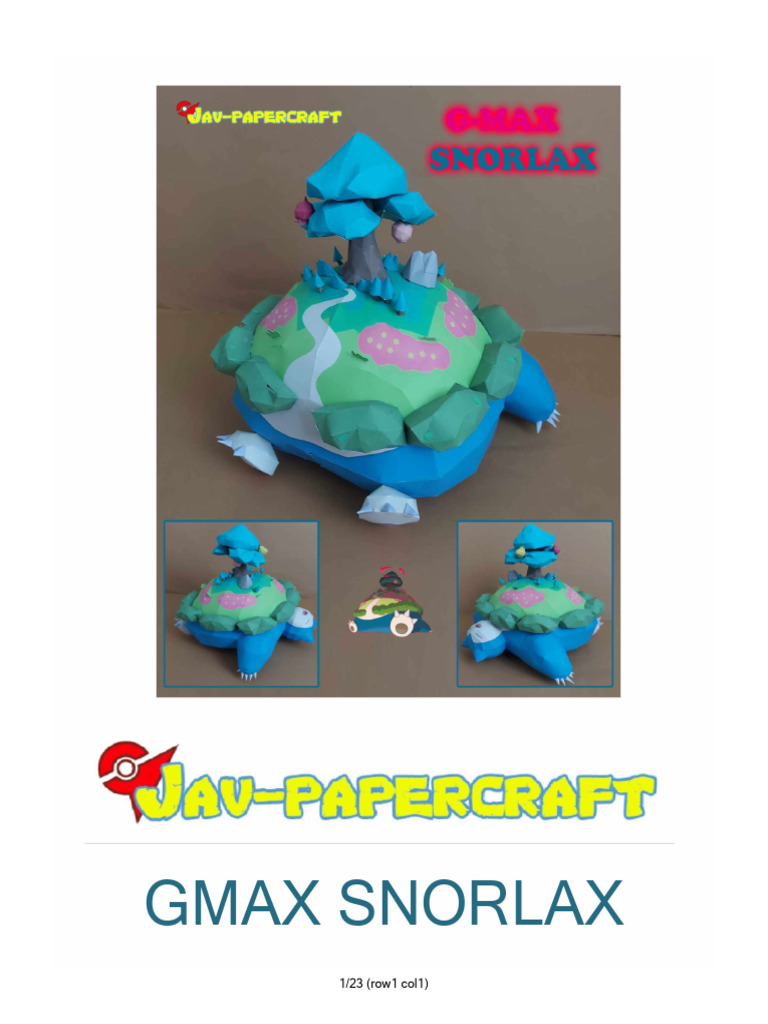 gmax snorlax lineless | PDF