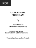 GATE Mechanical Engineering Revised Syllabus 2026 | PDF | Fluid Dynamics | Stress (Mechanics)