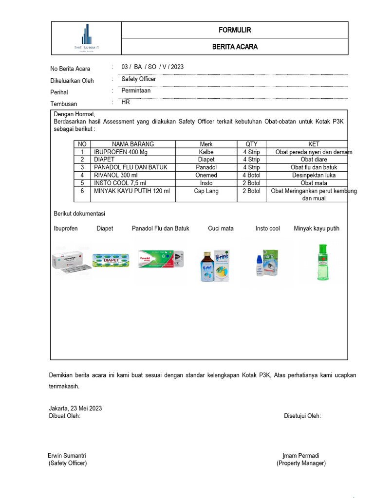03 BA - Obat P3k | PDF