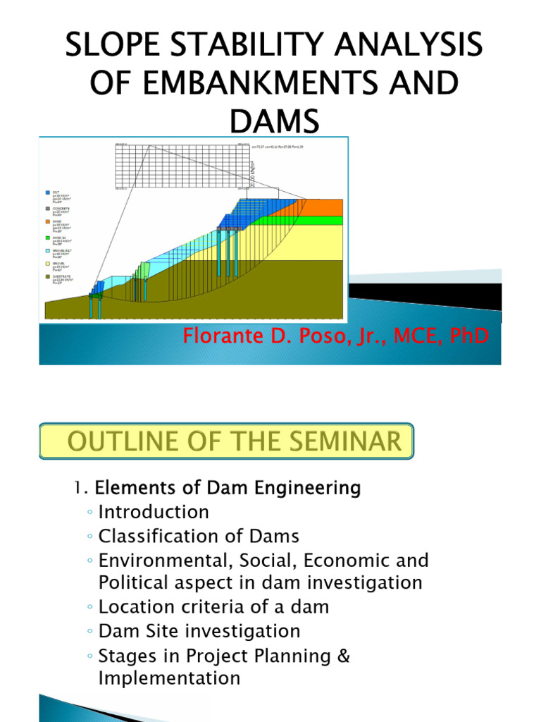1 Elements of A Dam | PDF | Dam | Spillway