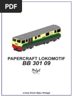 Halzet - Papercraft Rangkaian Kereta Ekonomi 2016-1 | PDF