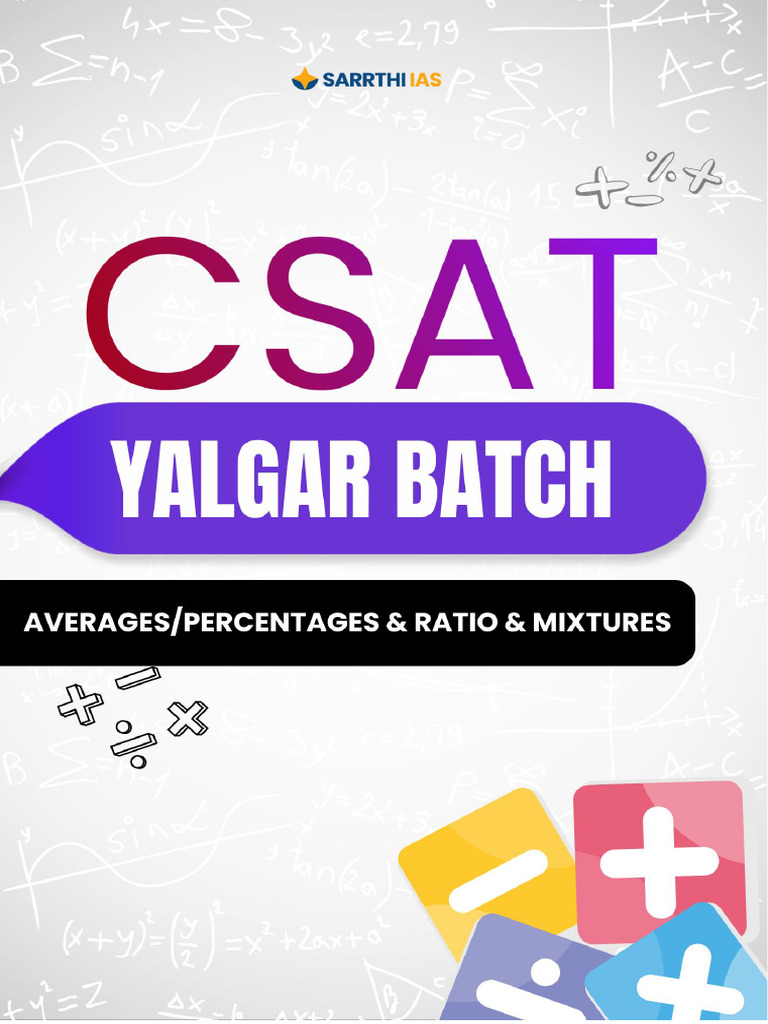 Averages And Percentages Part 2 Class Notes 36670442 2024 06