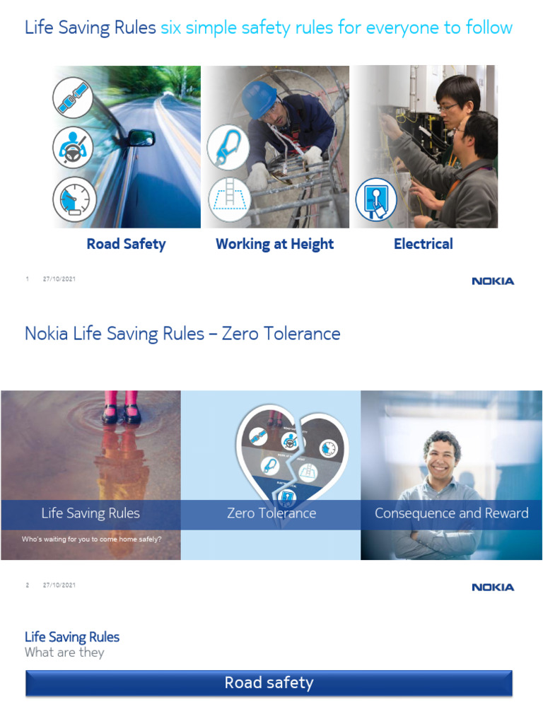 Life Saving Rule and FASTEN - ENG | PDF | Personal Protective Equipment ...