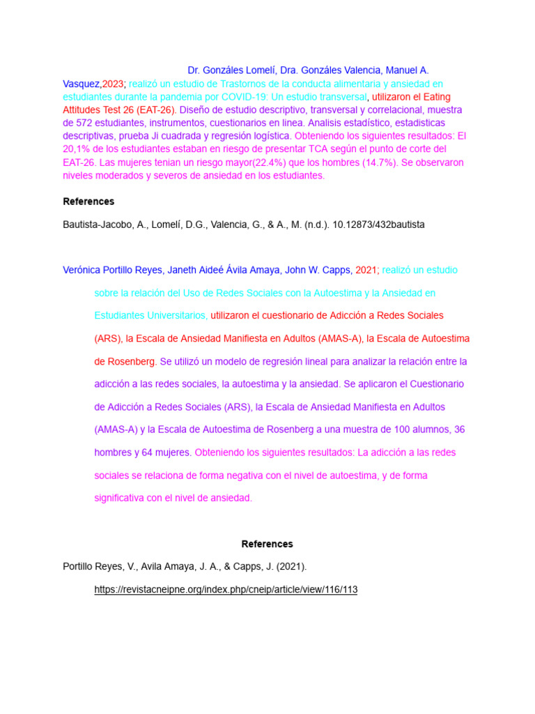 Construccion de Pruebas Psicologicas BASE DE DATOS | PDF | Ansiedad | Depresión (estado de ánimo)