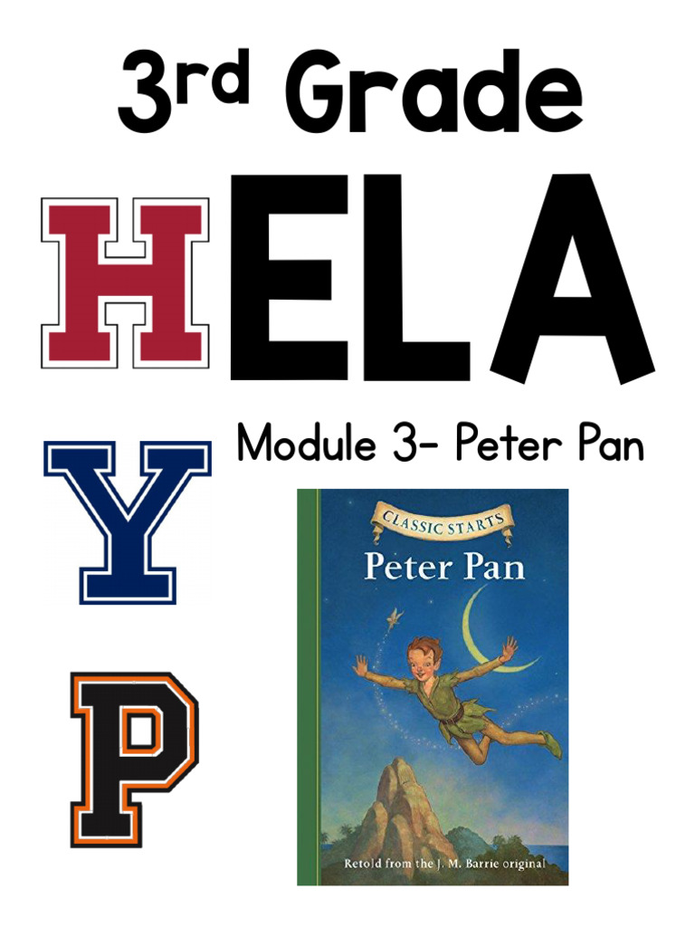 Peter Pan ELA Module for 3rd Grade | PDF | Lost Boys (Peter Pan ...