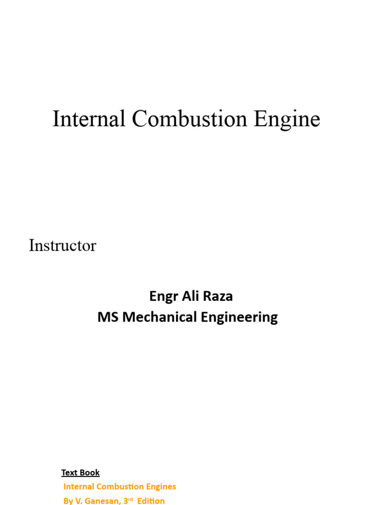 Internal Combustion Engine | PDF | Internal Combustion Engine | Piston