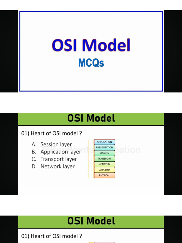 Osi MCQ | PDF