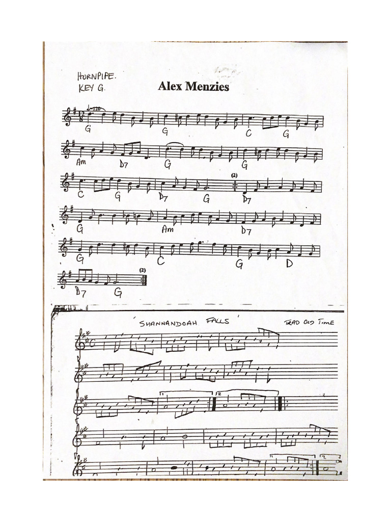 Alex Menzies Shannandoah Falls | PDF