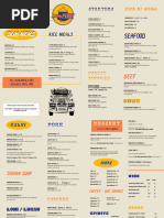 Tramway Buffet Pricing and Menu 2024 | PDF | Salad | Lunch
