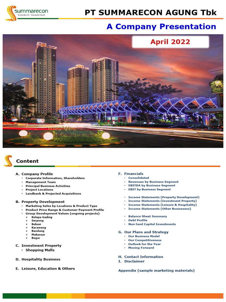 SMRA Presentation 2022-04 | PDF | Business | Financial Economics