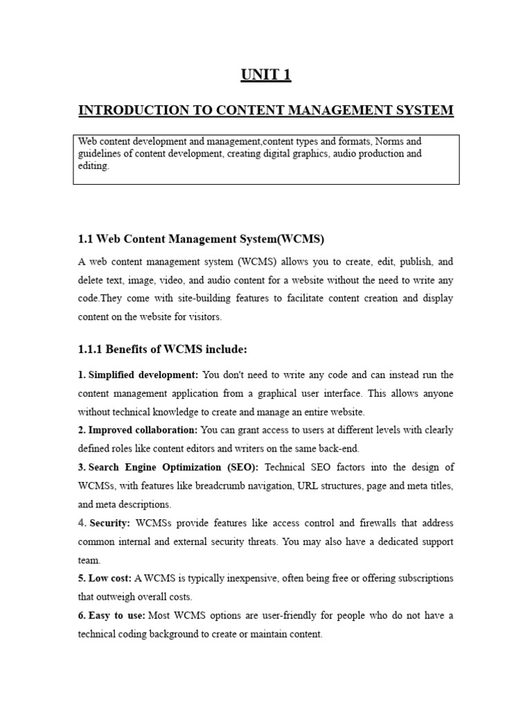 UNIT 1 | PDF | World Wide Web | Internet & Web