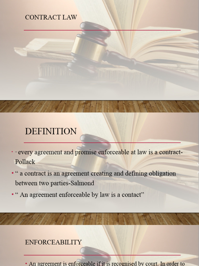 Understanding Contract Law Essentials | PDF | Offer And Acceptance ...