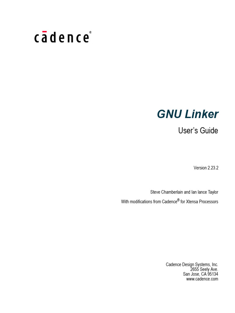 Gnu Linker Ug | PDF | Command Line Interface | Library (Computing)