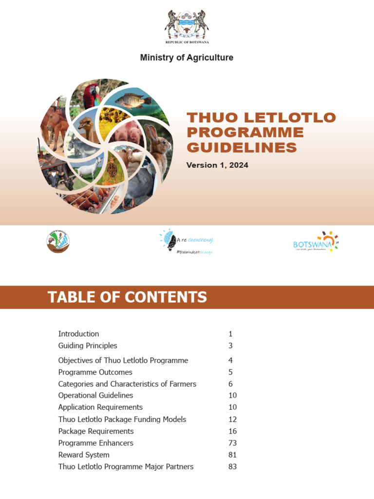 Thuo Letlotlo | PDF | Livestock | Cattle