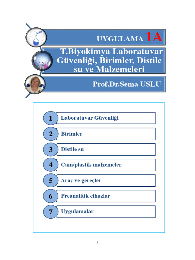 LAB2A-Biyokimya Laboratuvarında Kullanılan Cam Malzemeler Ve Arac-Gerecler | PDF