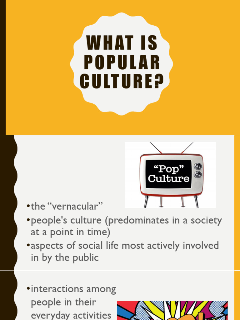 What is Popular Culture | Download Free PDF | Popular Culture | Television