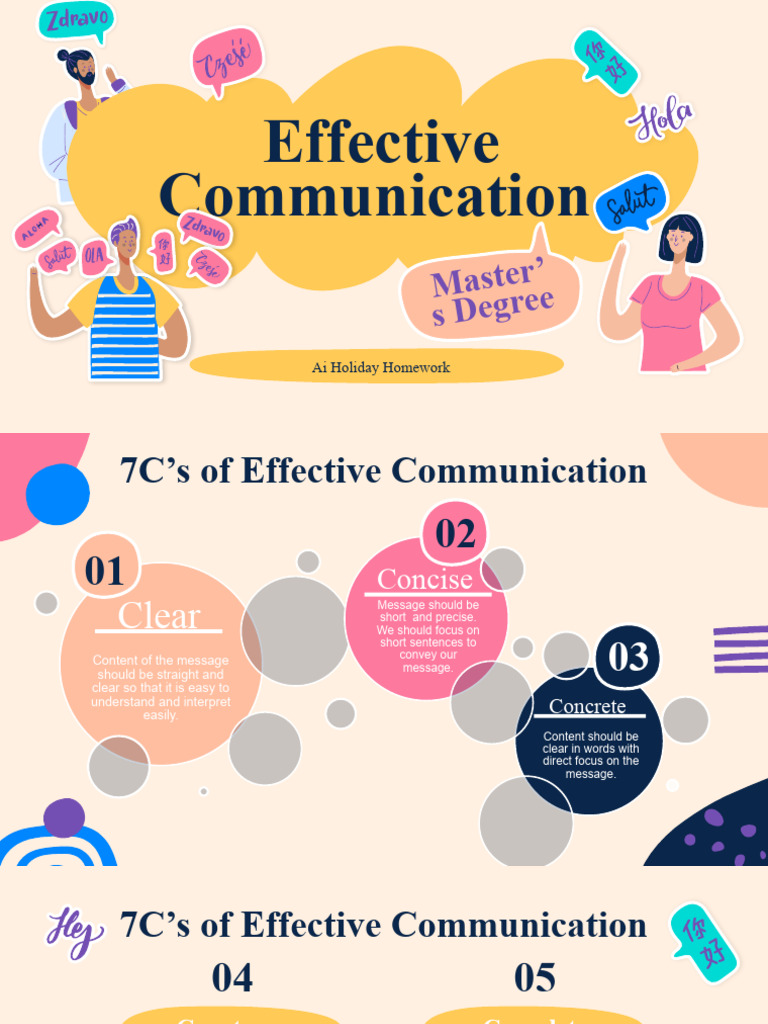 7C’s of Effective Communication Guide | PDF | Communication | Social ...