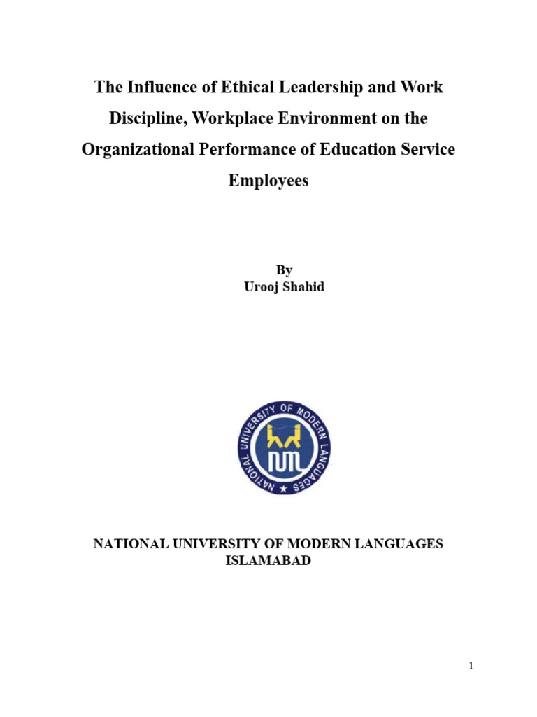 Urooj Shahid | Download Free PDF | Leadership | Disciplines