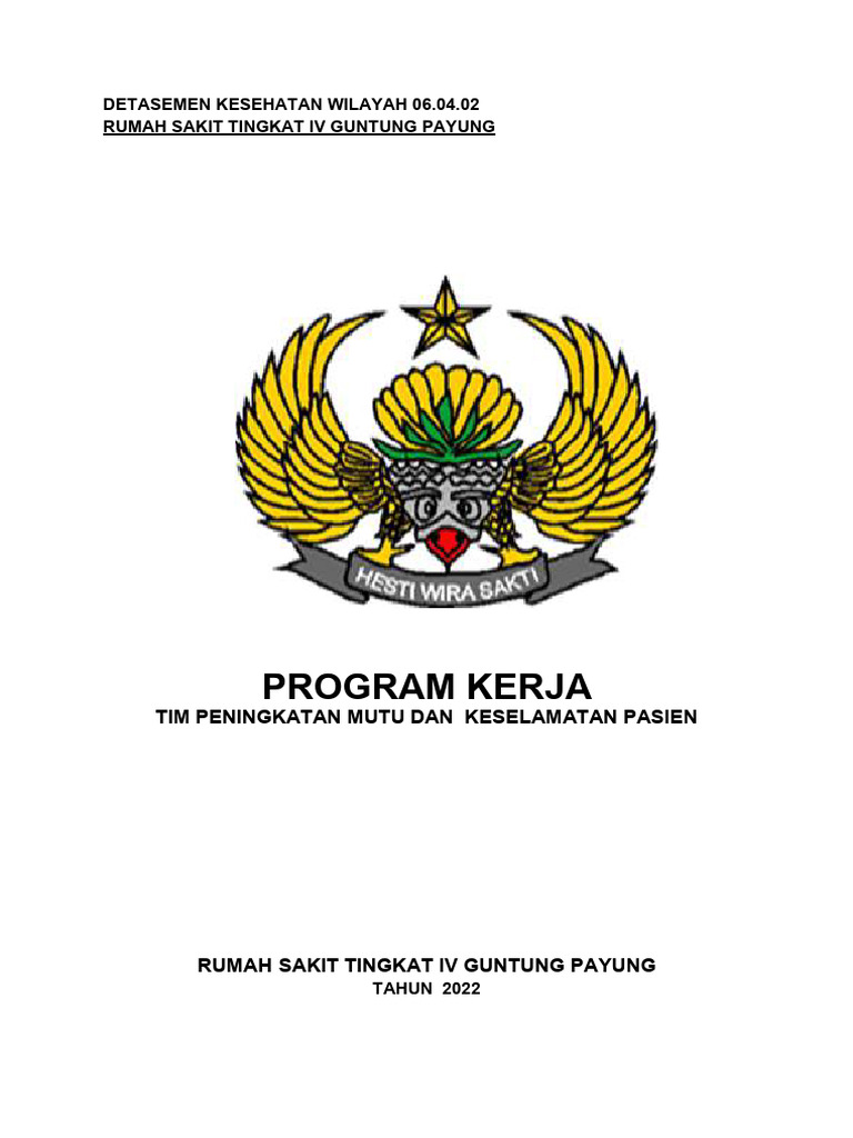 Program Kerja PMKP 2022 | PDF