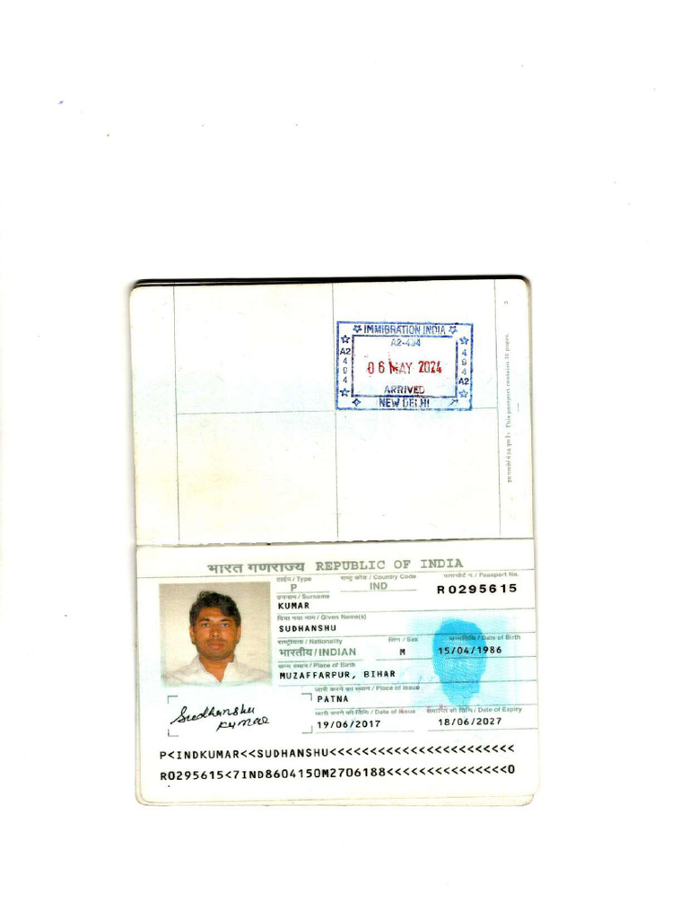 Sudhansu kumar-welder-Passport | PDF
