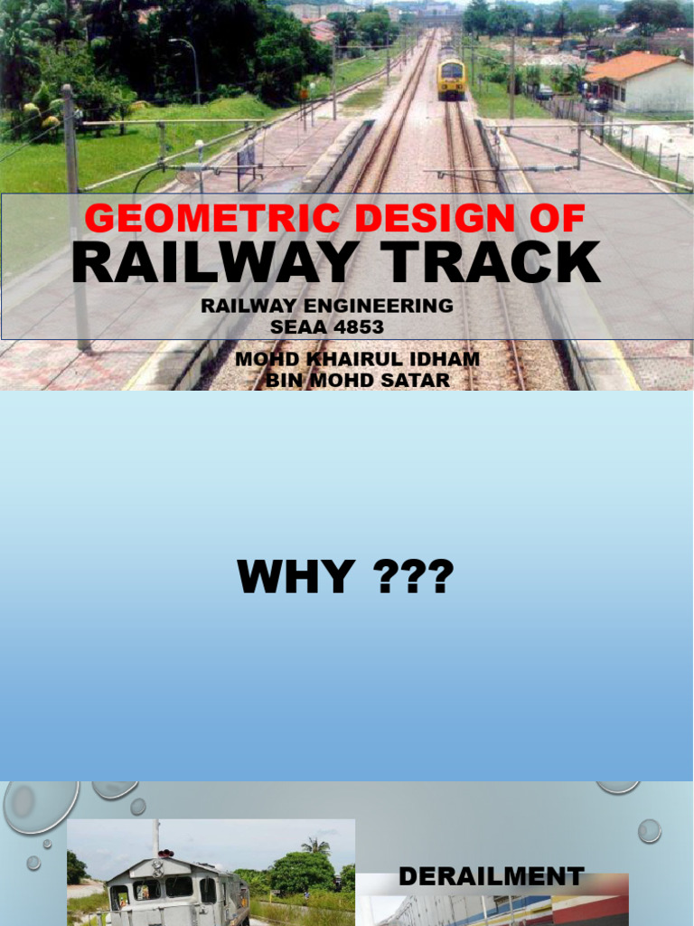 Railway Geometric Design | PDF | Transport Infrastructure | Rail Transport