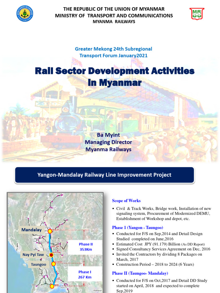 Appendix 17 MyanmaRailways | Download Free PDF | Rail Transport | Myanmar