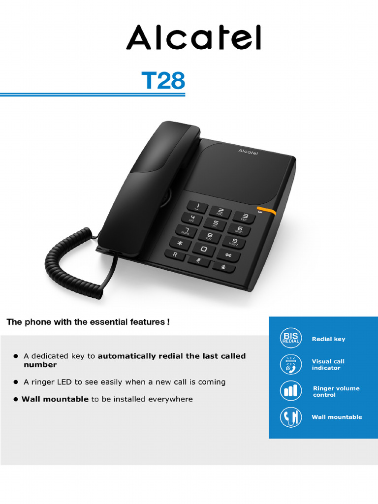Alcatel T 28 | PDF