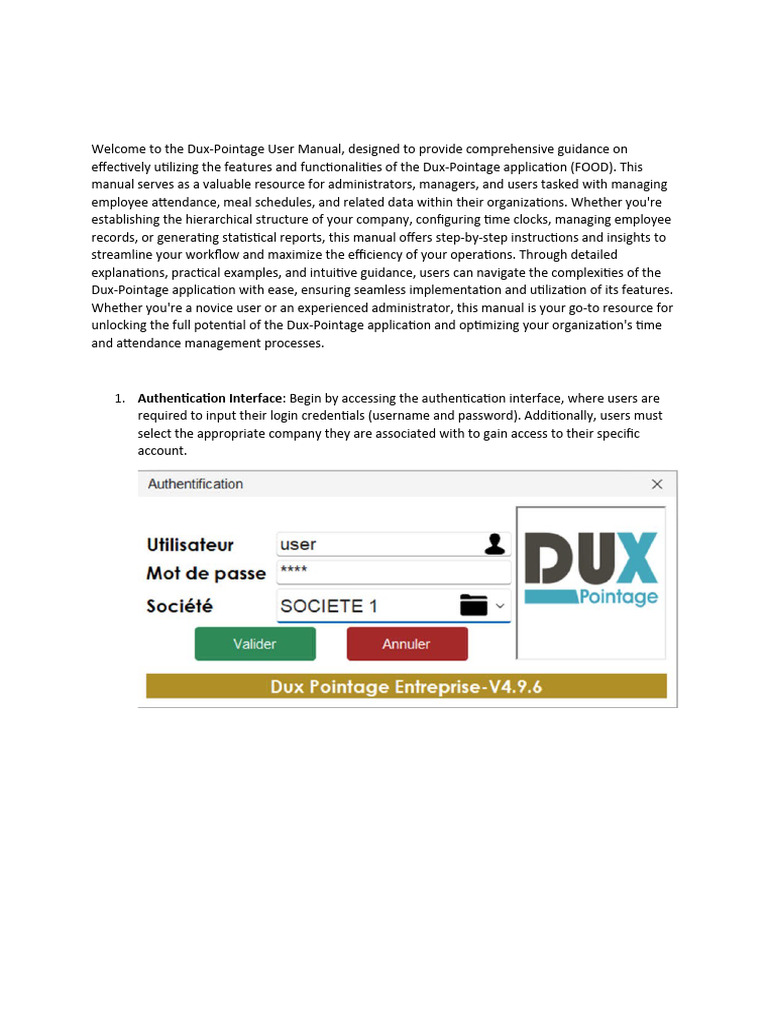 Welcome to the Dux | PDF | User (Computing) | Interface (Computing)