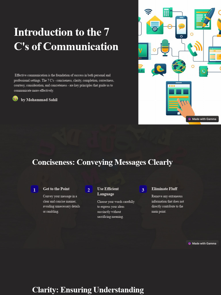 7 C's of Communication | PDF | Communication | Jargon