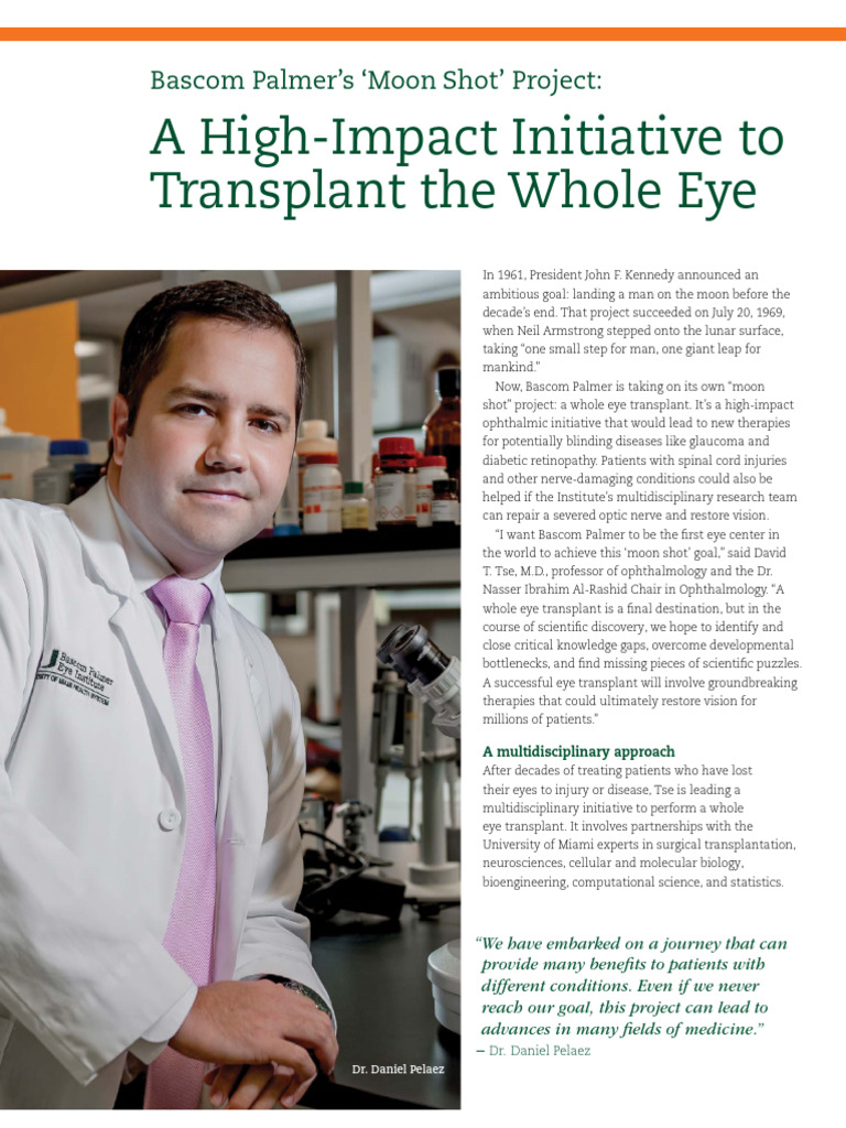 Whole Eye Transplant Images Article | PDF | Retina | Organ Transplantation