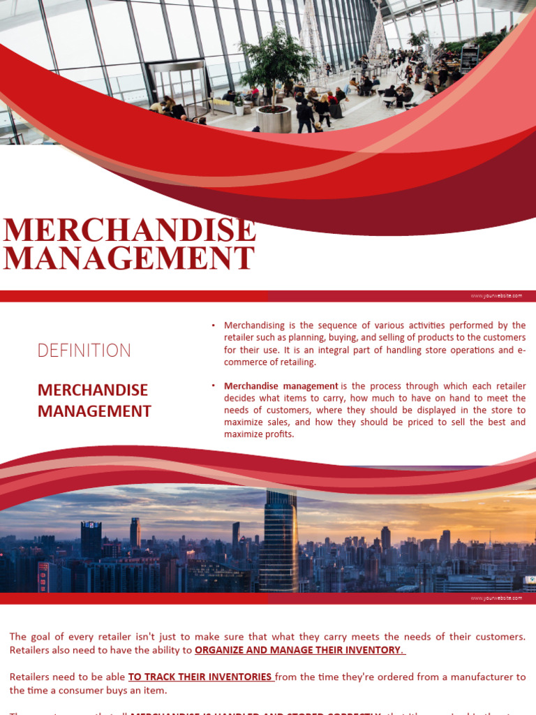 Retail Merchandise Management | Download Free PDF | Inventory | Retail