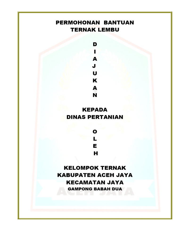 Bingkai Proposal A4 | PDF