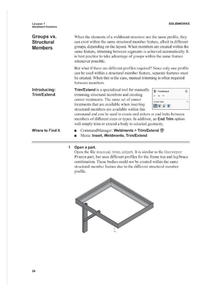 Solidworks Weldments 03 | PDF