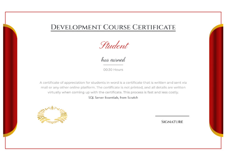 Course Certificate | PDF